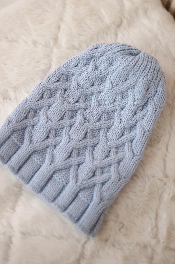 Cap with fleece Sonia K201 blue. Czapki damskie. Hurtownia-Kesi | Women ...