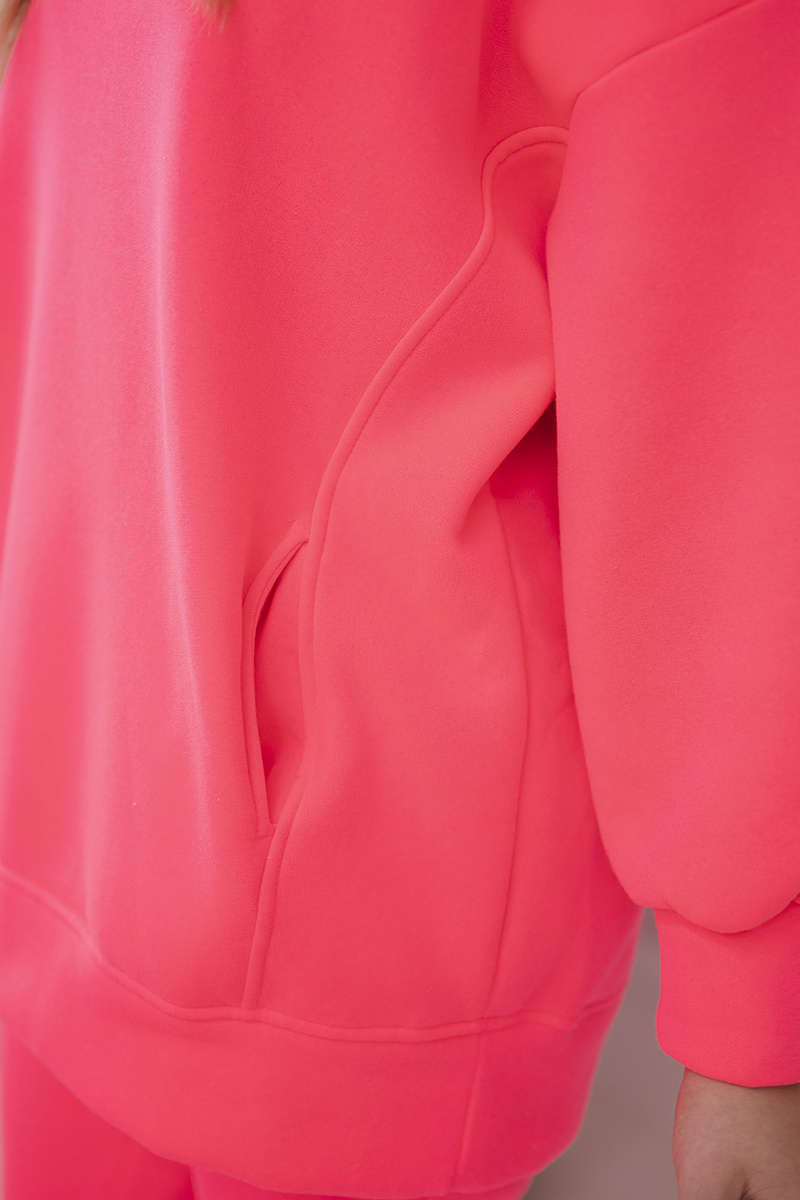 Insulated set with hoodie pink neon. Komplety. Hurtownia-Kesi | Women's ...